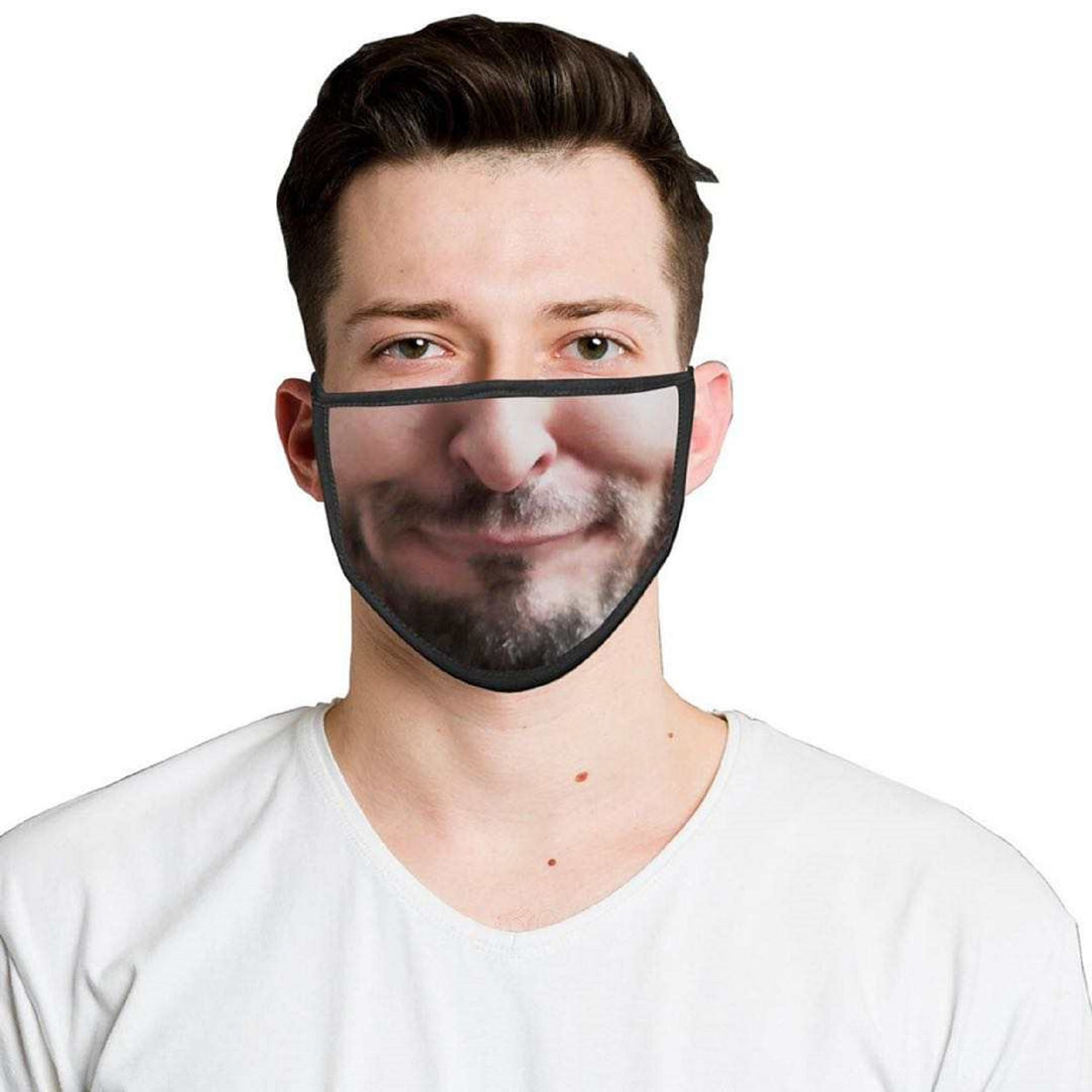 3D Print Funny Half Face Mask Funny Mask Party Face Mask Breathable Fa